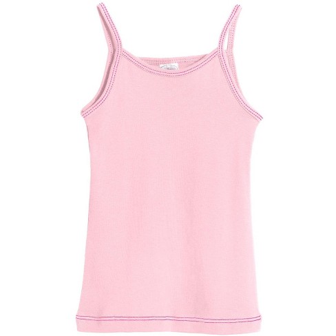 City Threads Usa-made Girls Soft Cotton Camisole | Pink - 5y : Target