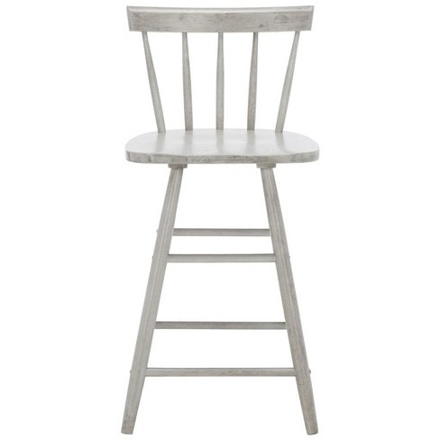 Tally Wood Counter Stool - Grey - Safavieh : Target