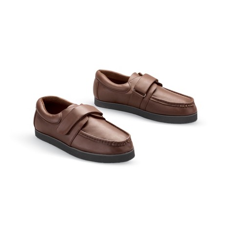 Collections Etc Classic Style Non Slip Men's Wide Comfort Shoes 8w ...