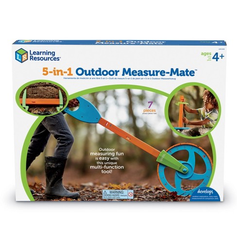 Learning Resources 5-in-1 Outdoor Measure Mate - 7 Pieces, Ages 4+ : Target