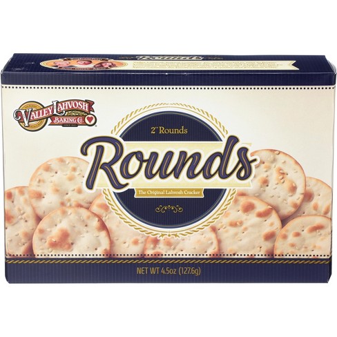 Valley Lahvosh Bread Cracker Round 2in Original - Case Of 12 - 4.5 Oz : Target