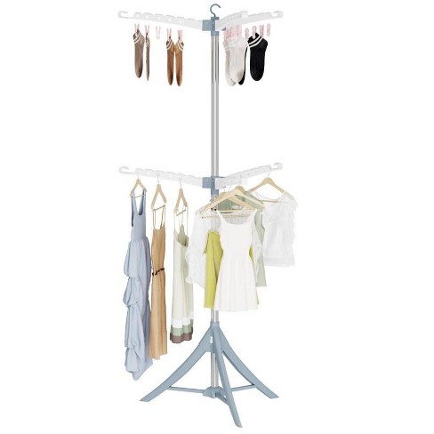 Sugift 2 Tier Clothes Drying Rack, 63inch Folding Laundry Drying Rack ...