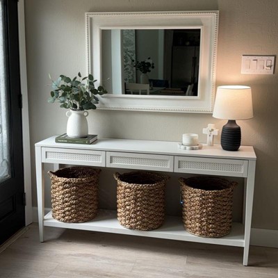 East Bluff Woven Drawer Console Table - Threshold™ Designed With Studio ...