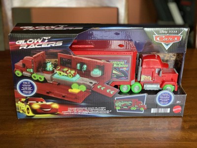 Disney And Pixar Cars Glow Racers Transforming Mack Playset : Target
