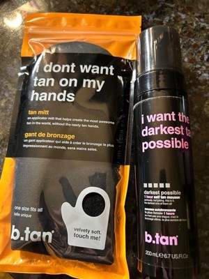 B.tan I Want The Darkest Tan Possible Self Tan Mousse - 6.7 Fl Oz : Target