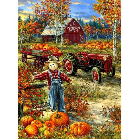 Sunsout The Pumpkin Patch Farm 1000 Pc Halloween Jigsaw Puzzle 57144 : Target