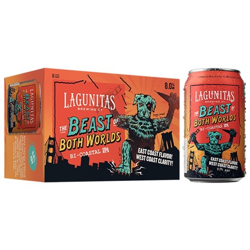 Lagunitas Beast Of Both Worlds - 6pk/12 Fl Oz Cans : Target
