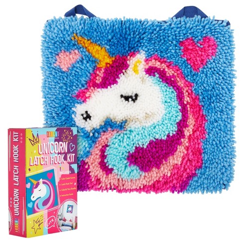 Bright Creations Mini Unicorn Latch Hook Rug Kit For Kids Crafts Adults And Beginners Diy 12 X 11 In Target