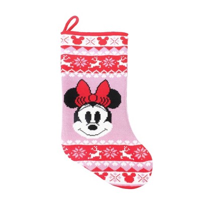 Mickey Mouse & Friends Minnie Mouse Holiday Stocking 20" : Target