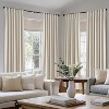 NICETOWN Beige Noise Reducing Drapes 40"W x 96"L for Nursery, Soft ...