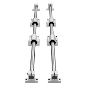 VEVOR Linear Rail Kit, SFC25, 2Pcs 1000 mm (39.4 inch) Linear Motion ...
