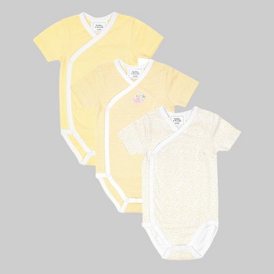 Stellou & Friends Unisex Crossbody Side Snap Bodysuit - Cotton Bodysuit ...