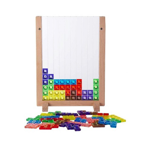 Transparent Brain Teasers Toy - 42 Blocks, Creativity Training Board ...