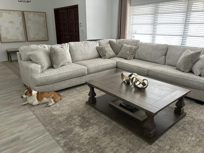 Johnelle Rectangular Cocktail Table Gray - Signature Design By Ashley ...