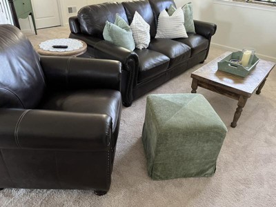 Lynwood Slipcover Cube Ottoman - Threshold™ Designed With Studio Mcgee ...