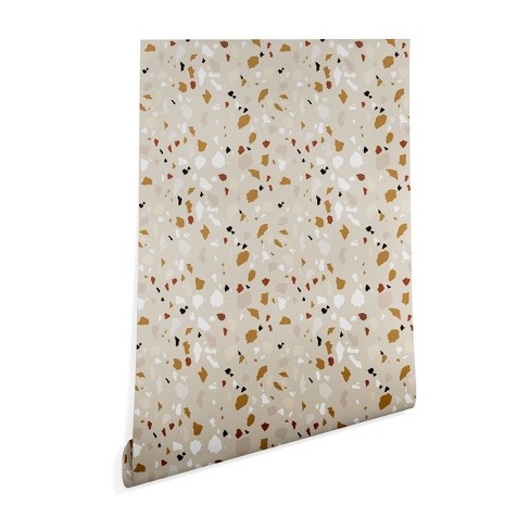 Iveta Abolina Terrazzo Tan 2'x4' Wallpaper - Deny Designs : Target