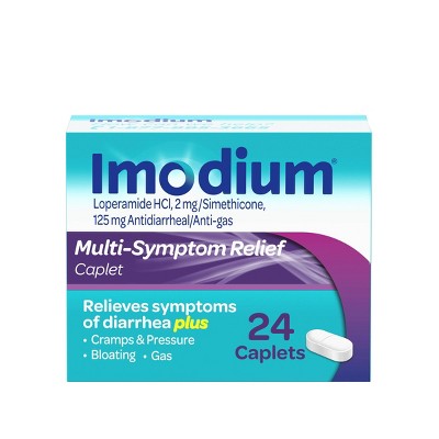 Imodium Multi-symptom Relief Caplets - 24ct : Target