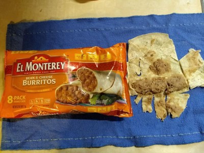 El Monterey Family Pack Beef & Bean Frozen Burritos - 32oz/8ct : Target