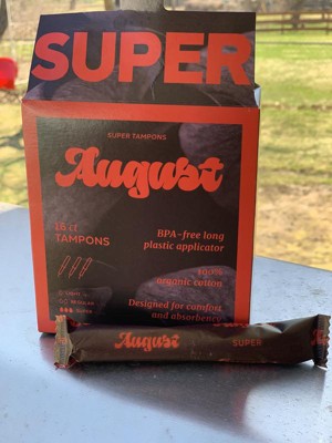 Its August Organic Super Tampons - 16pk : Target