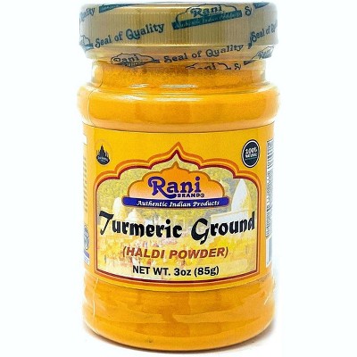 Turmeric (haldi) Root Powder (high Curcumin) - 3oz (85g) - Rani Brand ...