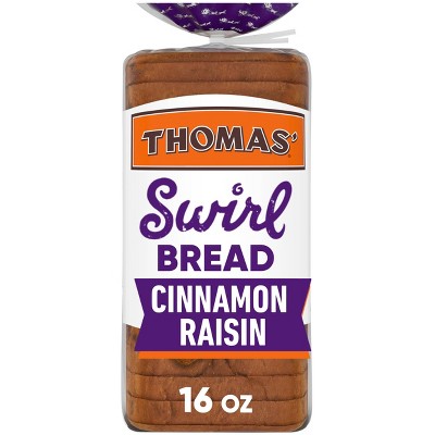 Thomas Cinnamon Raisin Swirl Bread - 16oz : Target
