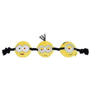 Multipet Minions 3-Head Rope Tug Dog Toy 17 in : Target