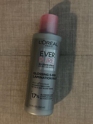 L'oreal Paris Everpure Sulfate Free Hair Gloss Glossing Lamination Mask ...