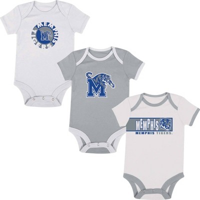 Ncaa Memphis Tigers Infant Boys' 3pk Bodysuit : Target