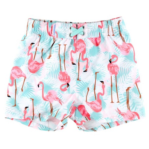 RuggedButts Swim Trunks Vibrant Flamingo 10