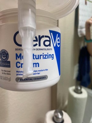 Cerave Moisturizing Face & Body Cream With Pump For Normal To Dry Skin ...