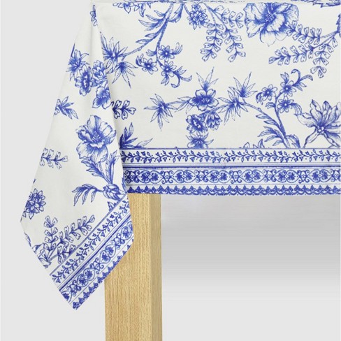 Coterie Party Blue Toile Paper Tablecloth : Target