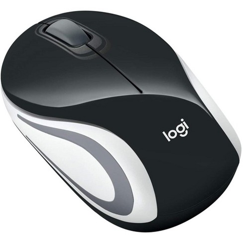 Logitech Wireless Mini Mouse M187 Black-white : Target