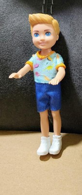 Barbie 6.3" Chelsea Small Boy Doll Blond Hair/blue Eyes Wearing ...