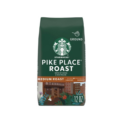 Starbucks Medium Roast Ground Coffee — Pike Place Roast — 100% Arabica ...