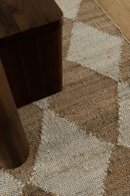 Arvin Olano X Rugs Usa - Louie Diamond Checkerboard Jute Indoor Area ...