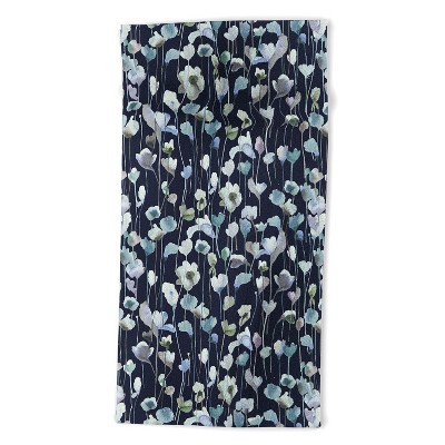 Ninola Design Flowers And Plants Ivy Shower Curtain Blue - Deny Designs ...