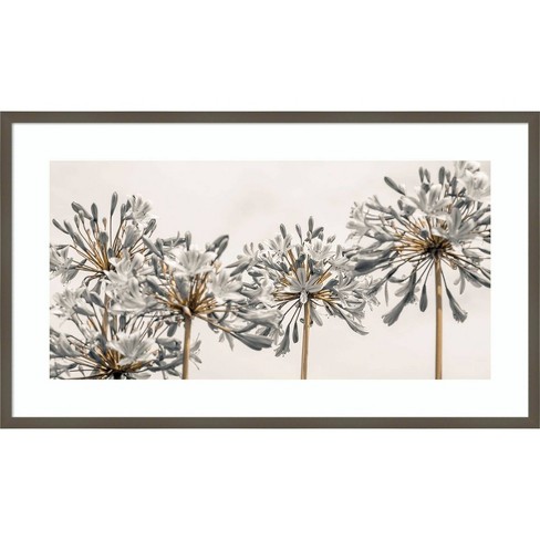 41" X 24" African Lily Flowers Ii By Assaf Frank Wood Framed Wall Art ...
