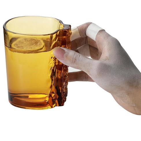 Slickblue Rock Climbing Inspired Crimp Pinch Hold Mug, 13.3 Oz, Amber ...