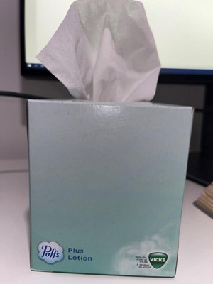 Puffs Plus Lotion With Scent Of Vicks Facial Tissue - 48ct : Target