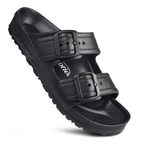 Aerothotic Arcus Womens Comfort Eva Beach Slide Sandals, Black - 6 : Target