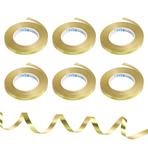 Unique Bargains Gift Wrapping String Shiny Metallic Curling Ribbon 6 ...