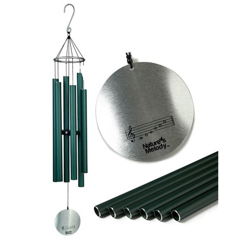 Nature's Melody Aureole Tunes Wind Chimes - 6-tube Rustproof Aluminum ...