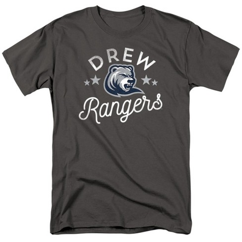 Drew University Official Rangers Adult T Shirt, Charcoal, Small : Target