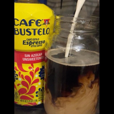 Café Bustelo Unsweetened Espresso-style Iced Coffee - 40 Fl Oz : Target