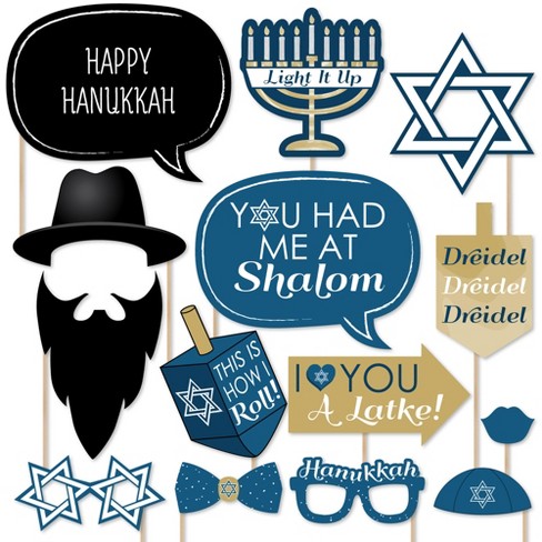 Big Dot Of Happiness Happy Hanukkah - Hanukkah & Chanukah Photo Booth ...