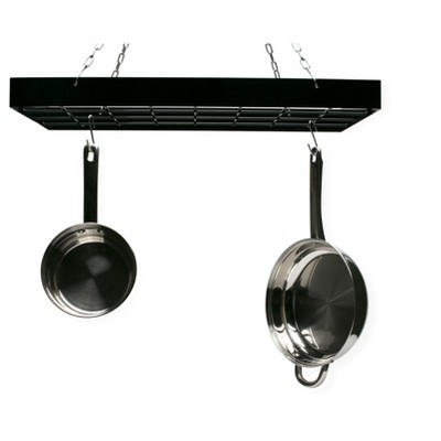 Range Kleen Double Shelf Wall Hanging Pot Rack - Black : Target