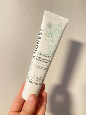 The Honest Company Sensitive Everyday Diaper Fragrance Free Rash Cream ...