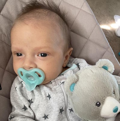 Tommee Tippee Ultra-light Silicone Baby Pacifier 0-6m - Blue/green ...