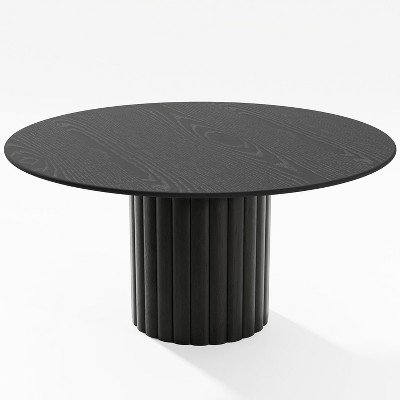 Dovelina Modern Round Dining Table Wood Kitchen Table for 8 People - 60 ...