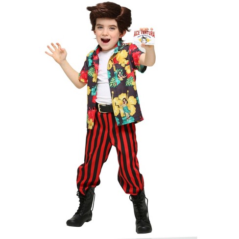Halloweencostumes.com Ace Ventura Costume With Wig For Toddlers : Target